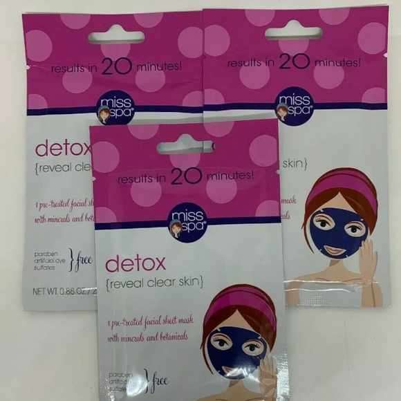 Miss Spa | Other | 3 X Miss Spa Detox Sheet Masks | Poshmark